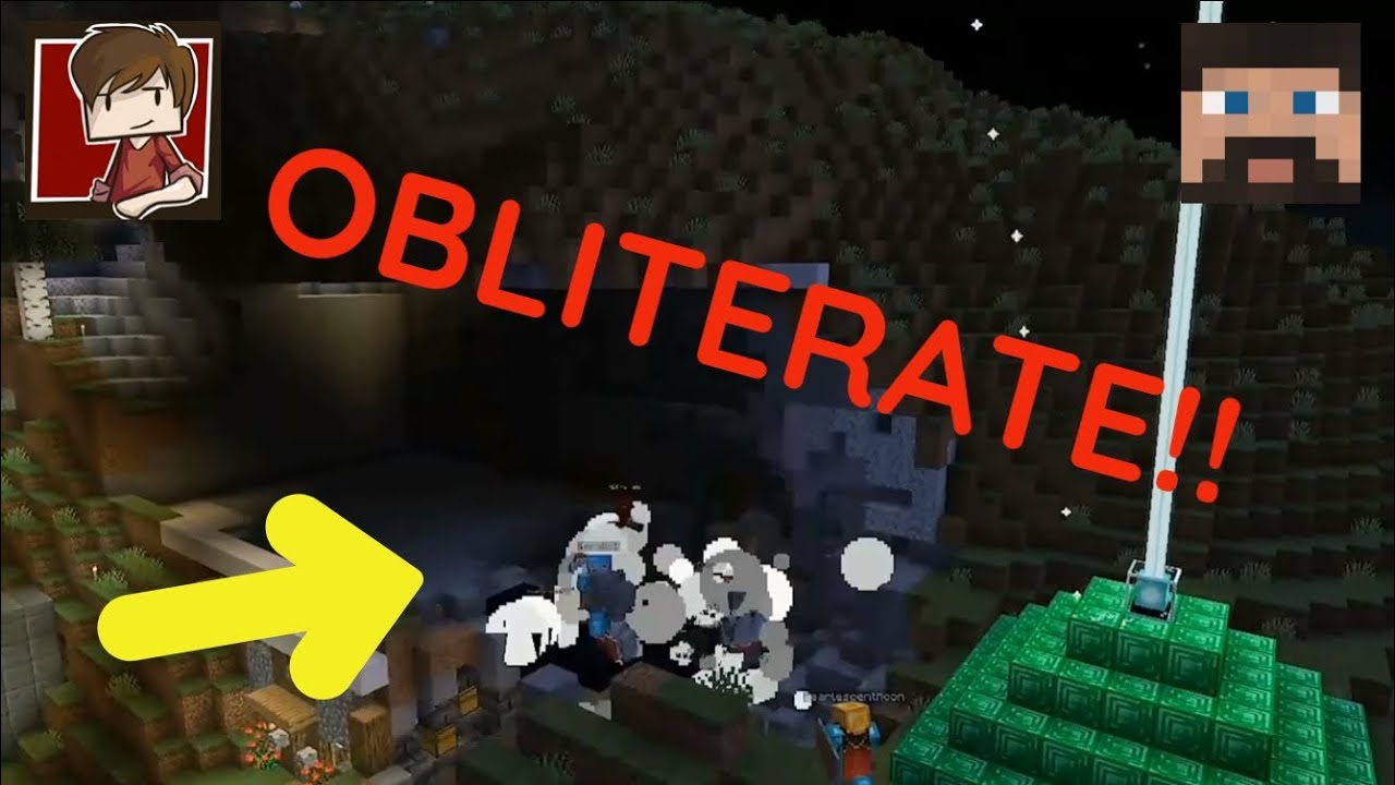 "OBLITERATE!!" Grian and SmallishBeans blow up xBCrafted (BOTH POVs ...