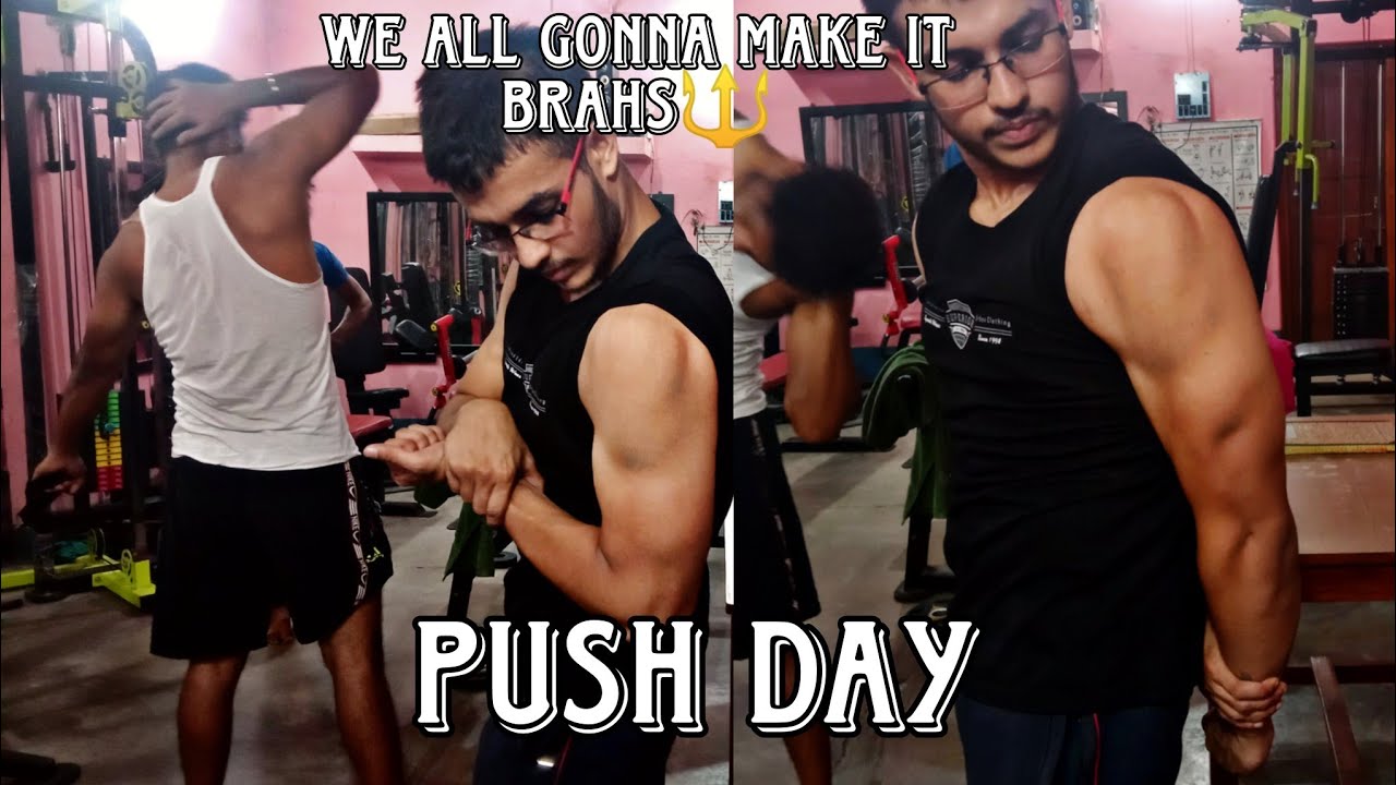 Full push day workout #lift - YouTube