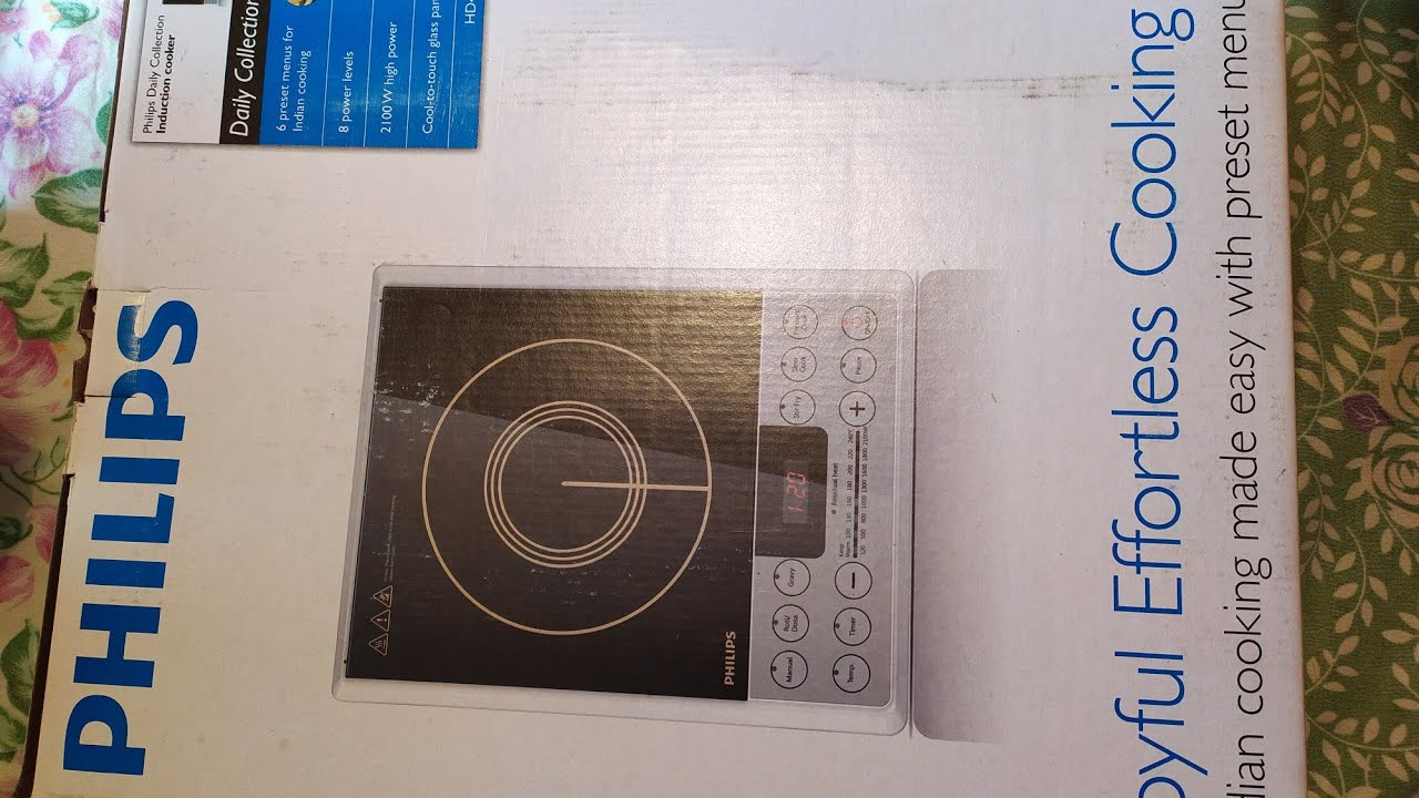 Philips induction cooker, how to use Philips induction cooker, unboxing ...