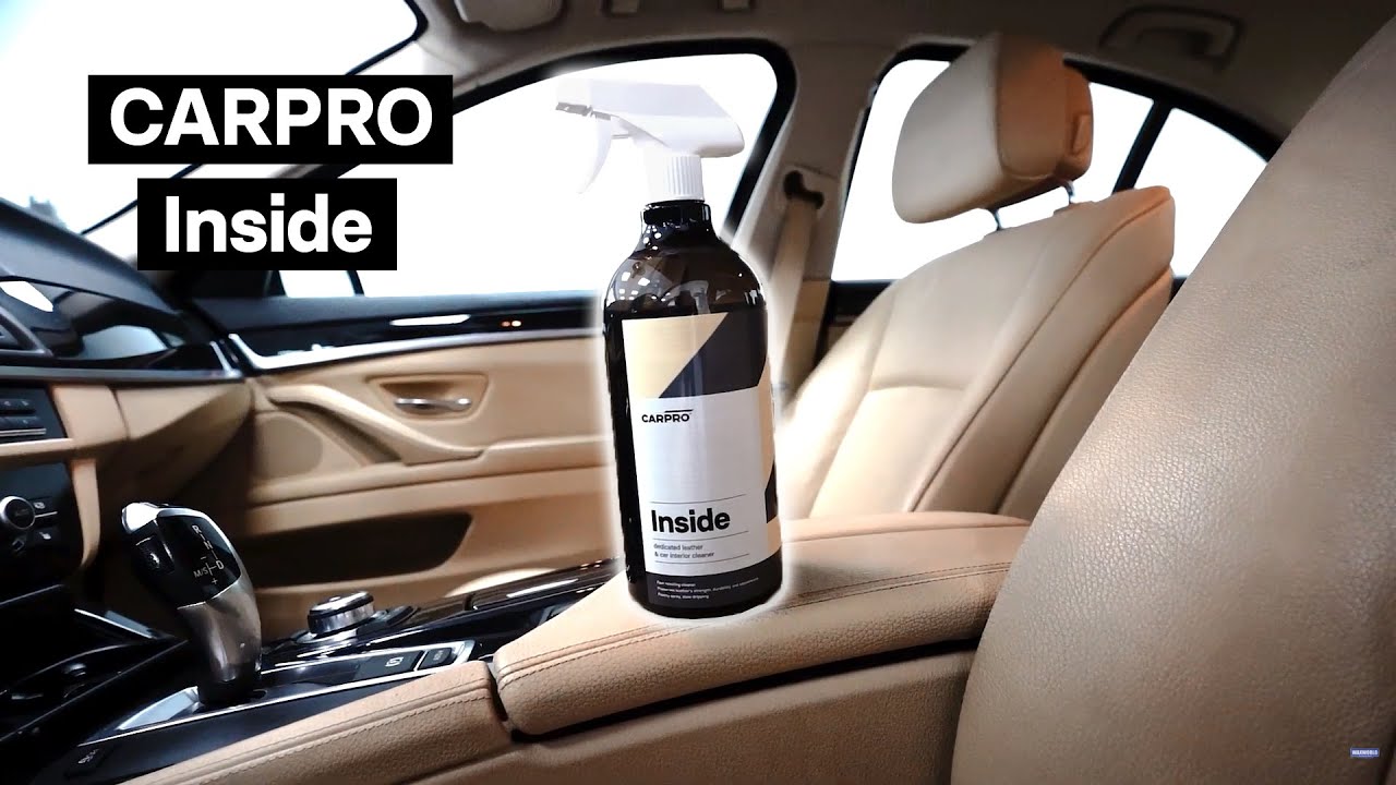 CarPro Inside Leather Cleaning - YouTube