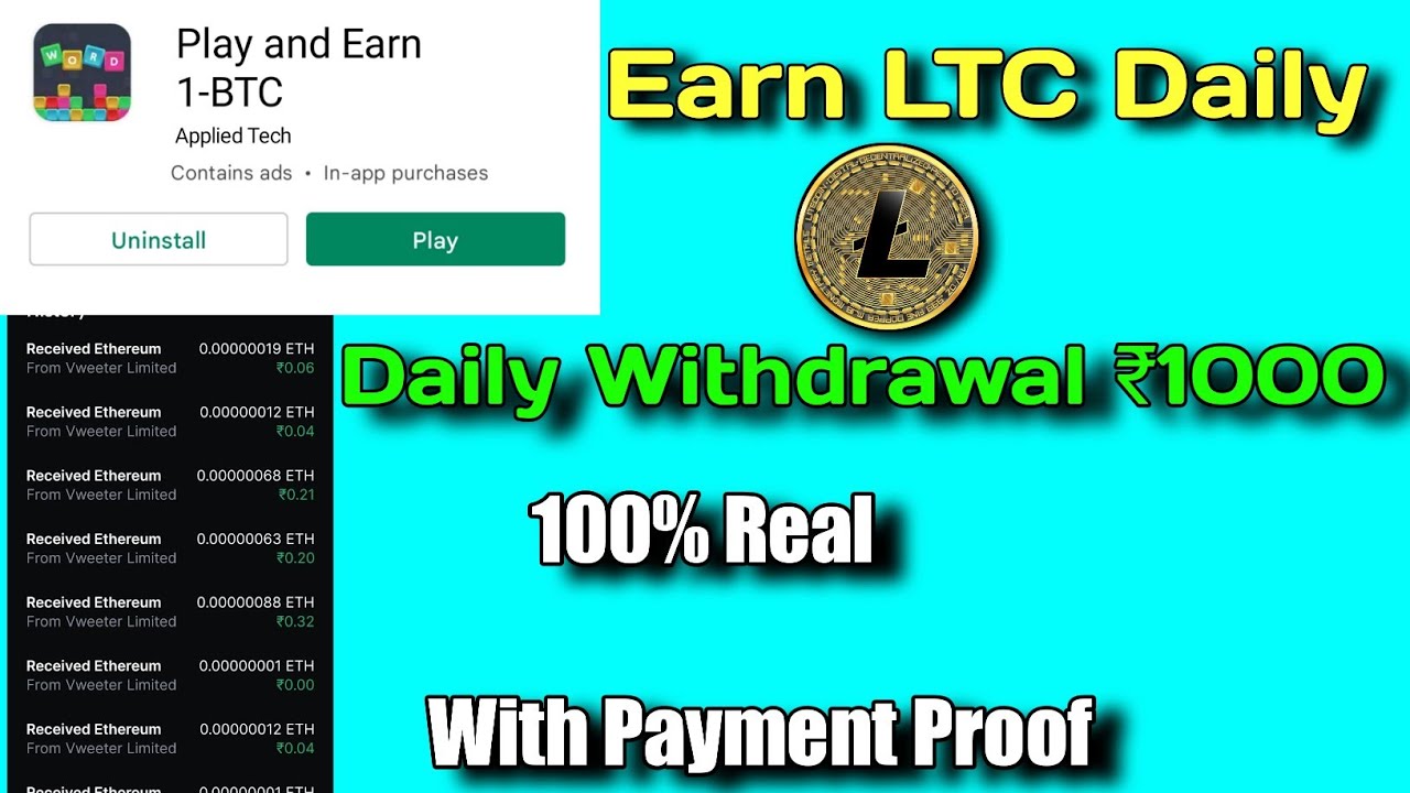 2022 Best Free Litecoin Earning App || Earn Litecoin without any work ...