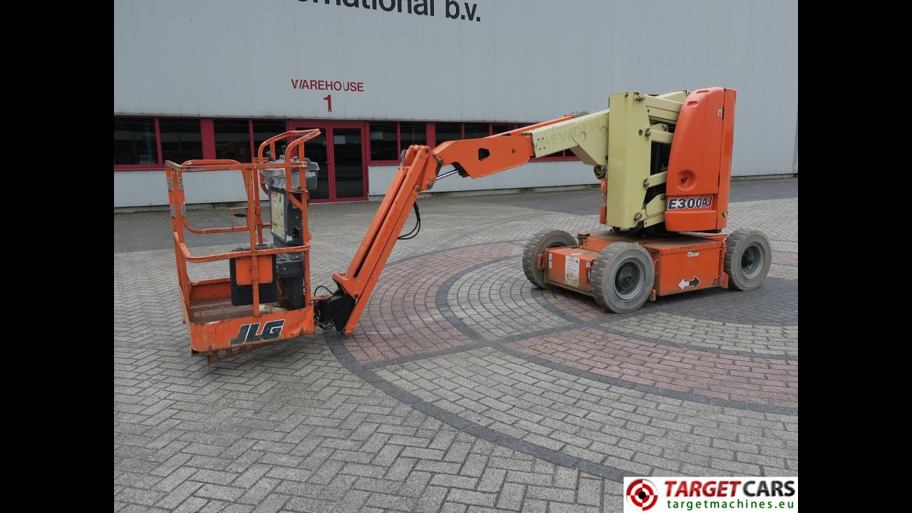 775563 JLG E300AJ ARTICULATED ELECTRIC BOOM WORK LIFT 1119CM W/JIB 09 ...