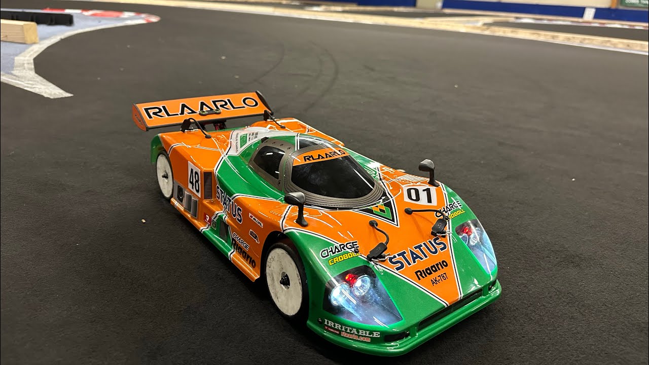 First Run | Rlaarlo AK-787 verstellbarer Heckflügel RTR auf ETS Teppich ...