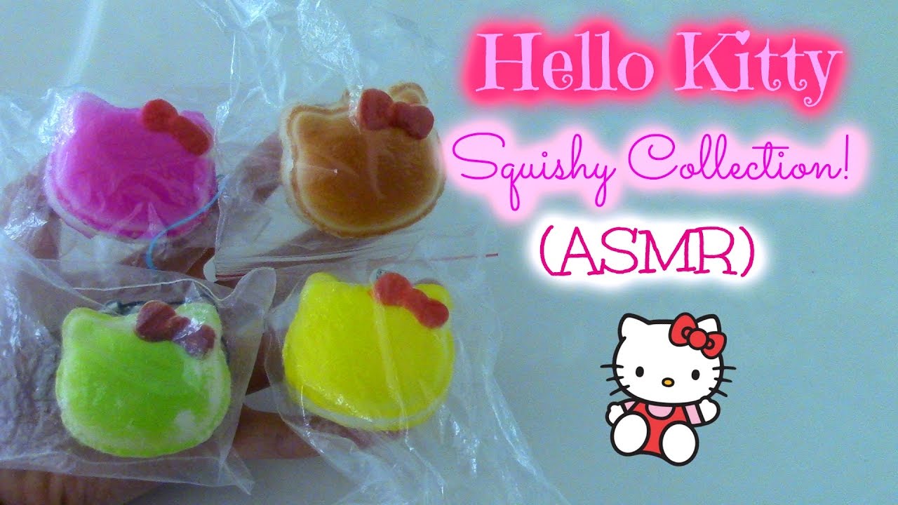 My Hello Kitty Squishy Collection ASMR! - YouTube