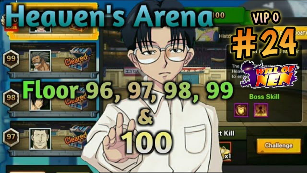 Heaven's Arena Floor 95, 96, 97, 98, 99 & 100 | Hunter x Hunter - YouTube