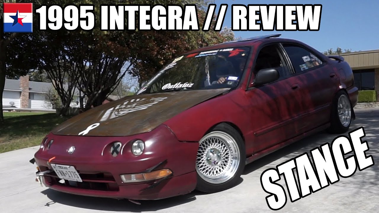 Stanced Acura Integra // Review - YouTube