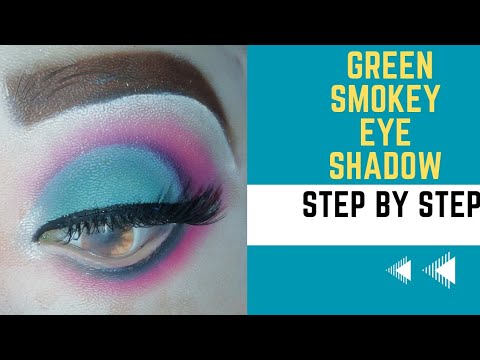 Emerald green smokey eye makeup tutorial/smokey eyes - YouTube