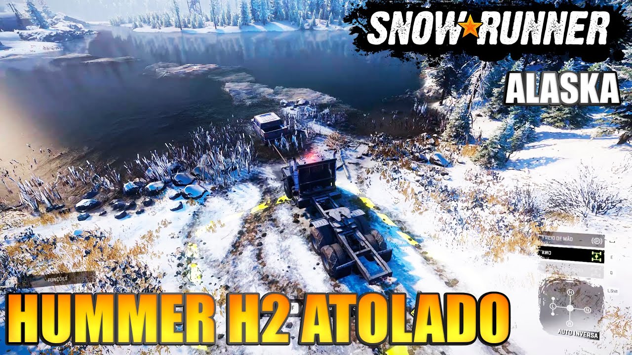 SNOWRUNNER 2020 - HUMMER H2 ATOLADO (ALASKA) - YouTube