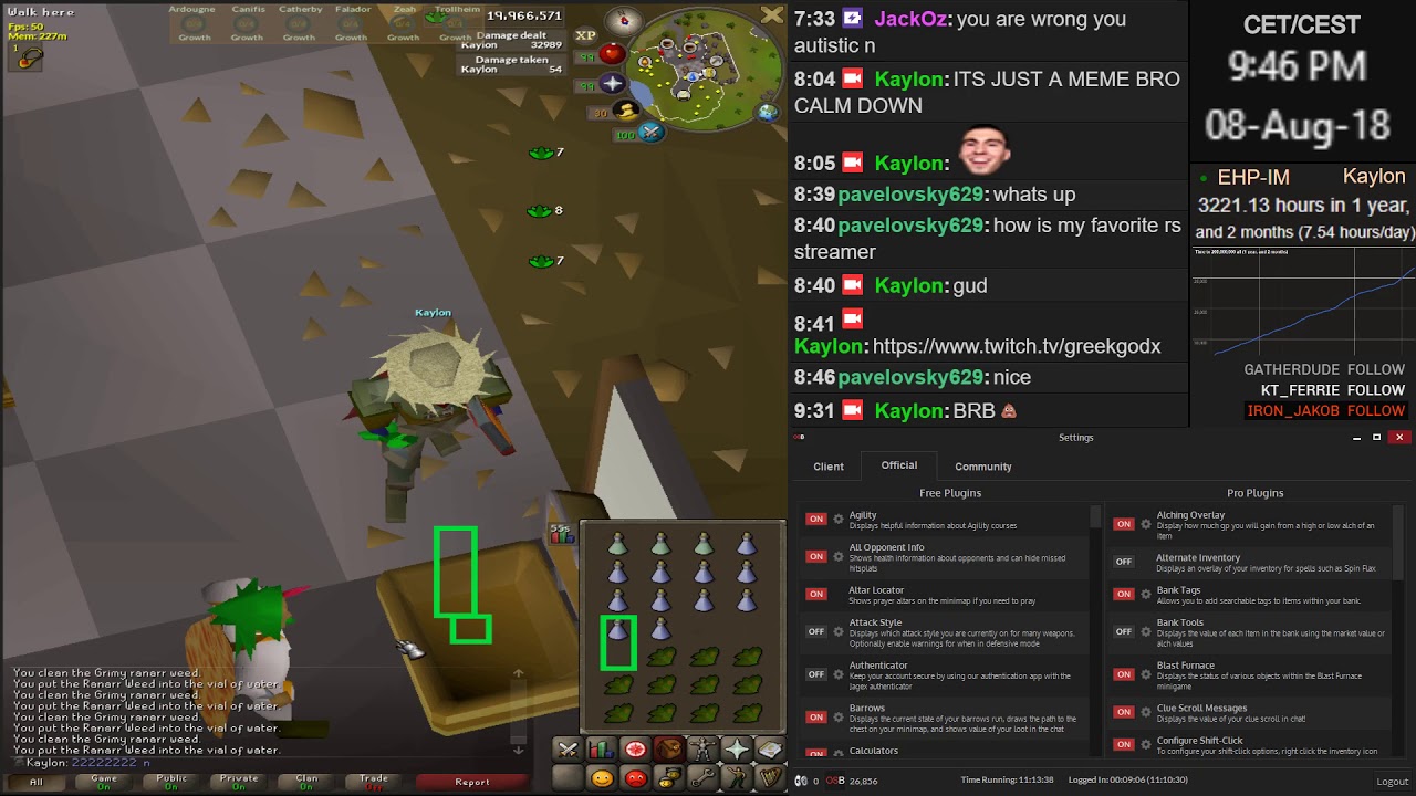 Kaylon, 10-August-2018 Part 2 - YouTube