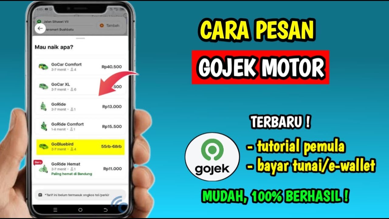 Cara Memesan Gojek Motor | Cara Pesan Gojek Motor - YouTube