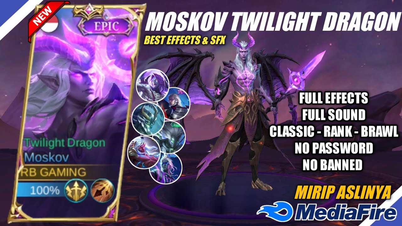 SCRIPT MOSKOV TWILIGHT DRAGON REVAMP | REPLACE ALL | FULL SOUND ...