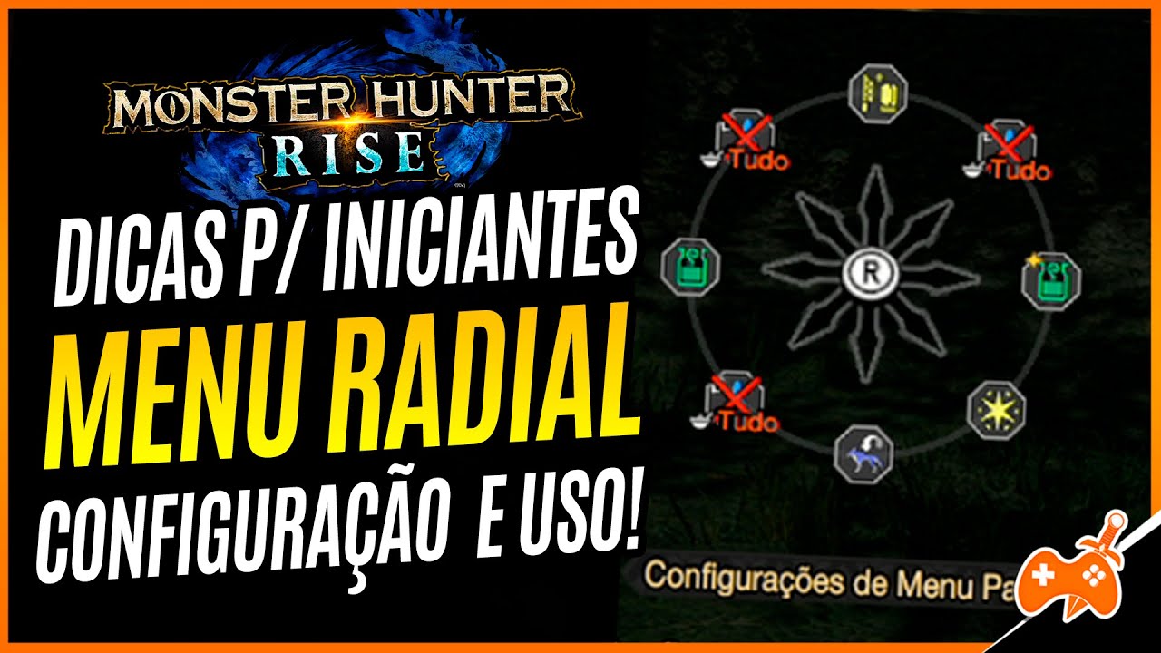 Monster Hunter Rise | Aprenda a USAR e CONFIGURAR o menu RADIAL, é ...