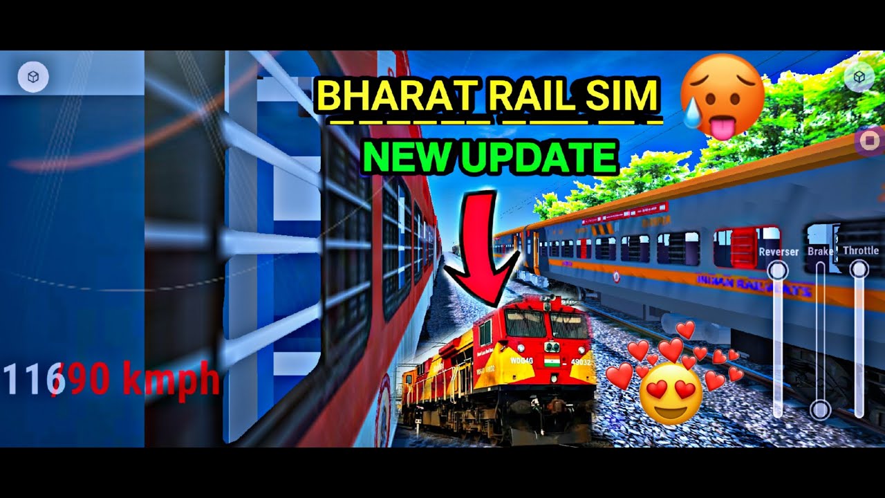 Bharat Rail Sim New Update | New Loco | New Route |Lag Issue Fixed ...