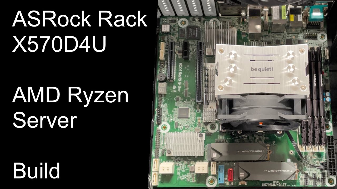 ASRock Rack X570D4U - AMD Ryzen Server - Build-Video - YouTube