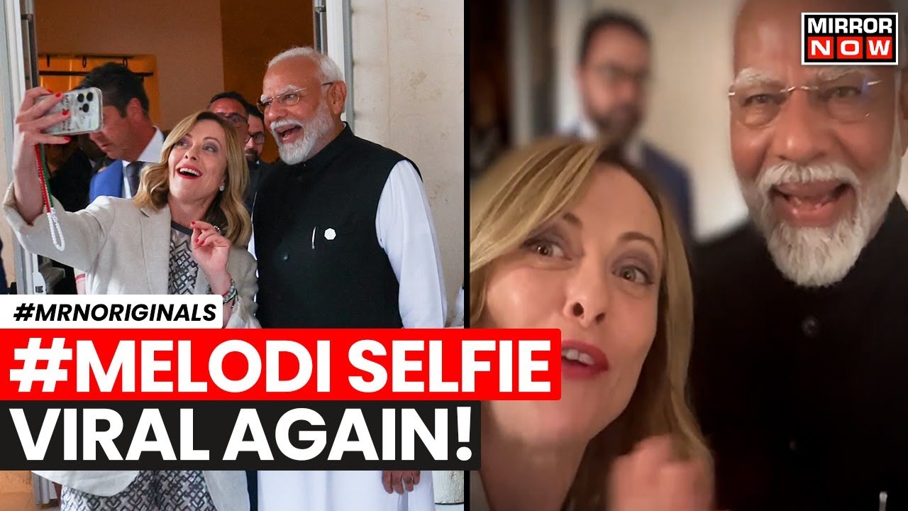 G7 Summit | PM Modi, Italy PM Giorgia Meloni's Selfie Goes Viral ...