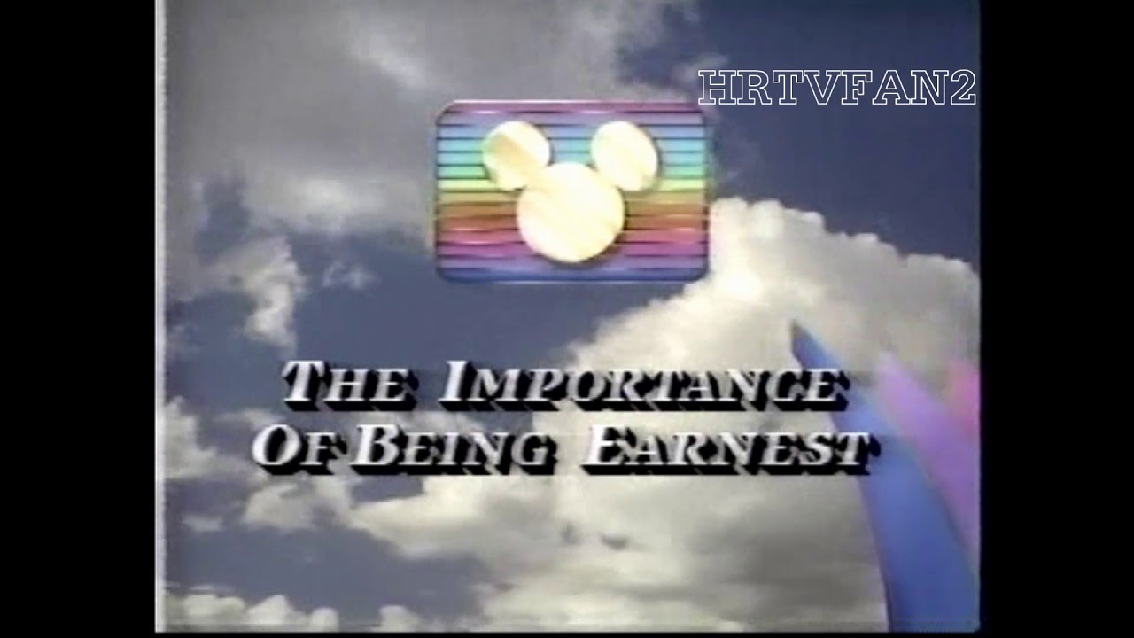1986 Disney Channel Promo (The Importance of Being Earnest) - YouTube