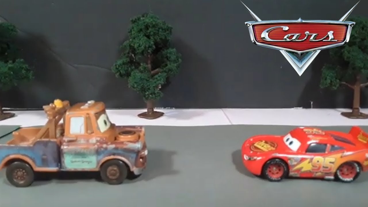 Cars 1 Mater's Backwards Driving | Stop-Motion - YouTube
