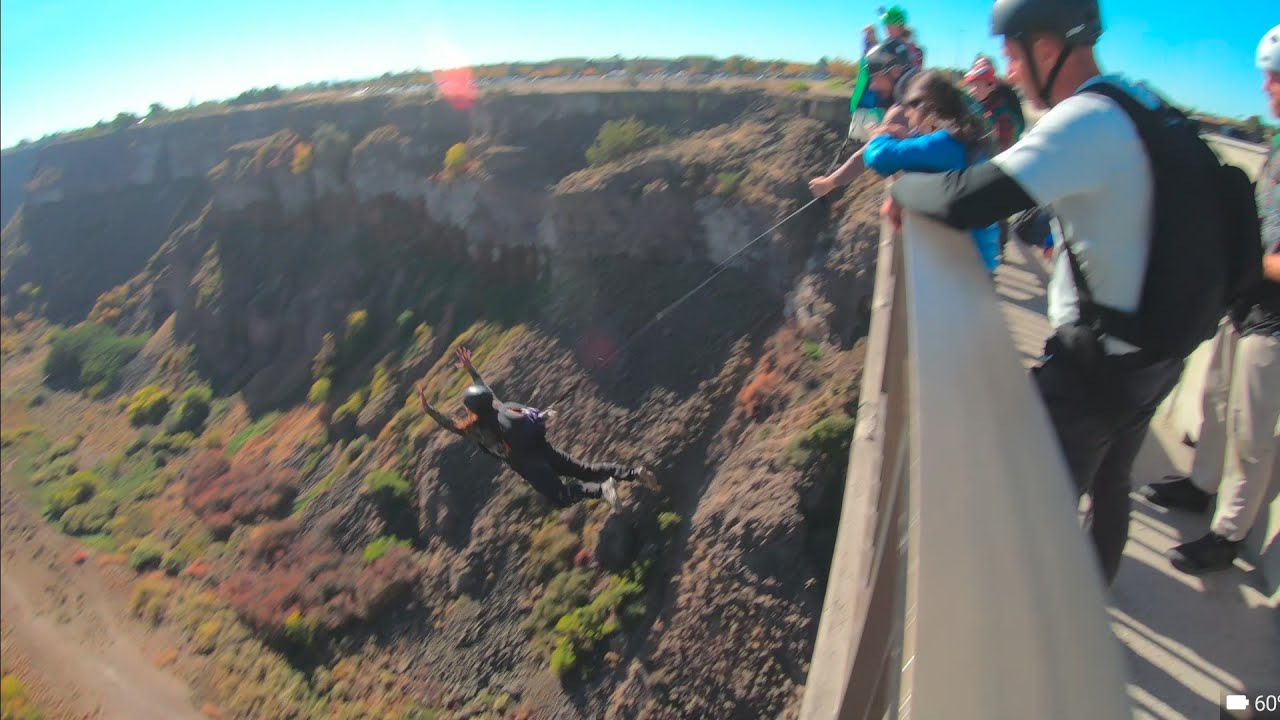 Base Jumpers At the Perrine Bridge,Twin falls Idaho (GoPro 7 Black ...