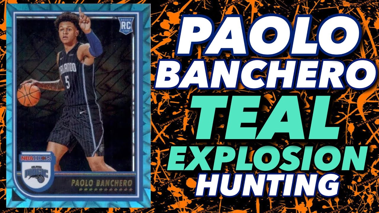 TEAL EXPLOSION Paolo Banchero Hunting - 2022-2023 NBA Hoops Value Packs ...