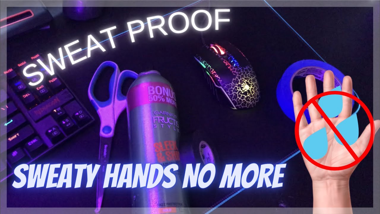 How to make SWEAT PROOF Dragclick Tape - YouTube