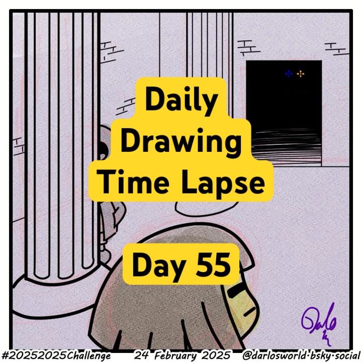 Daily Drawing Challenge - 24 February 2025 Day 55 - 2025 20-25 ...