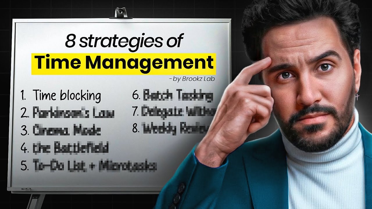 How I Manage My Time – 8 Strategies That Changed My Life - YouTube