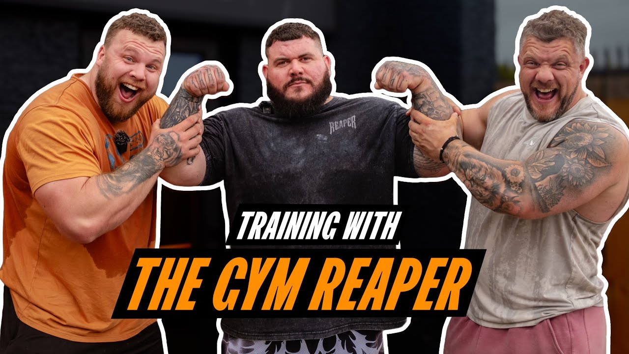 World's Strongest Brothers Take On Gym Reaper! 🔥 Log & Bench Press ...