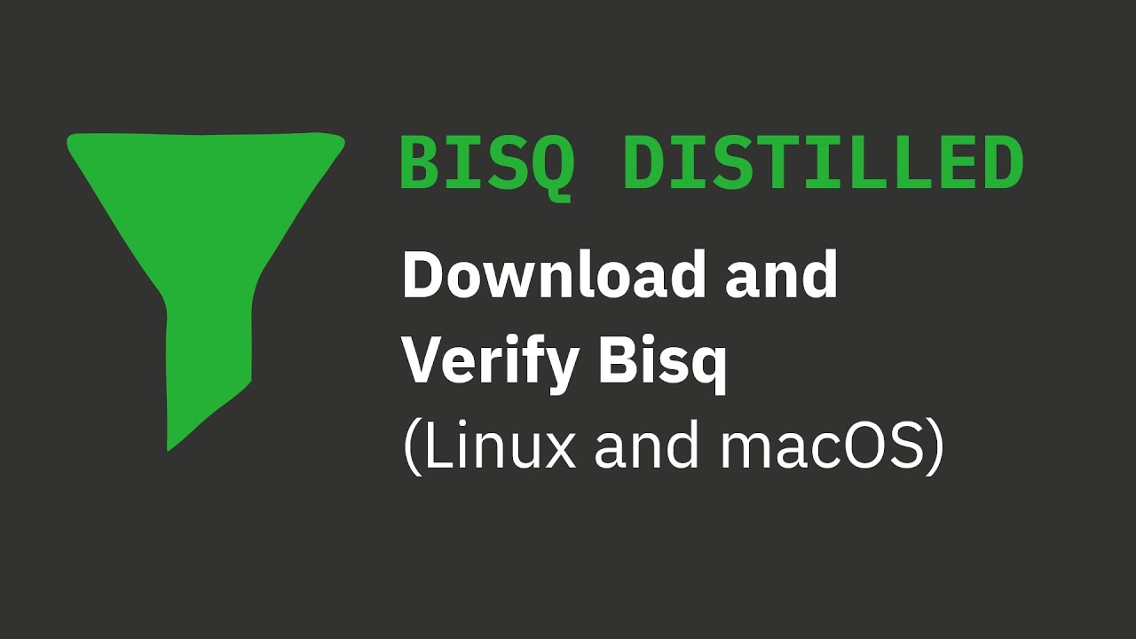Download, Verify, and Install Bisq: Linux and macOS - YouTube
