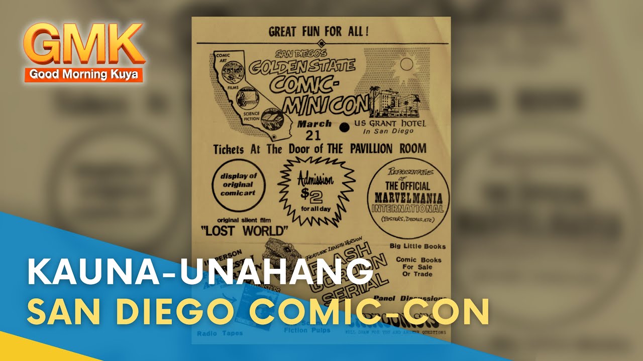 The first San Diego Comic-Con was held | Today in History - YouTube