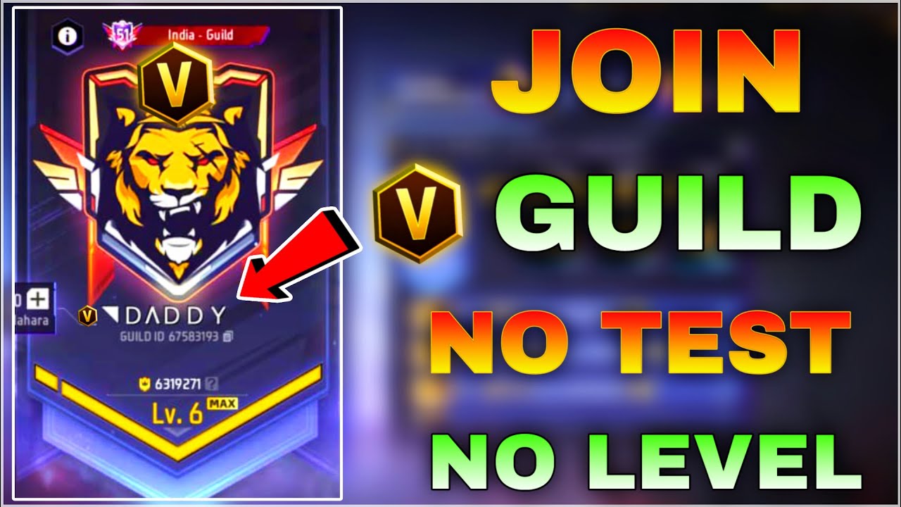 HOW TO JOIN DADDY CALLING GUILD | HOW TO JOIN V BADGE GUILD | V BADGE ...