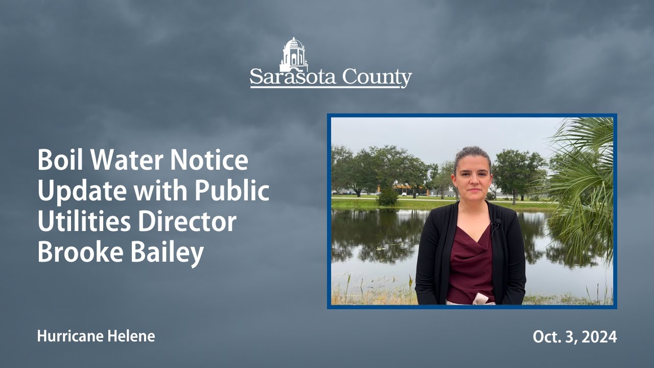 Boil Water Notice Update with Public Utilities Director Brooke Bailey ...