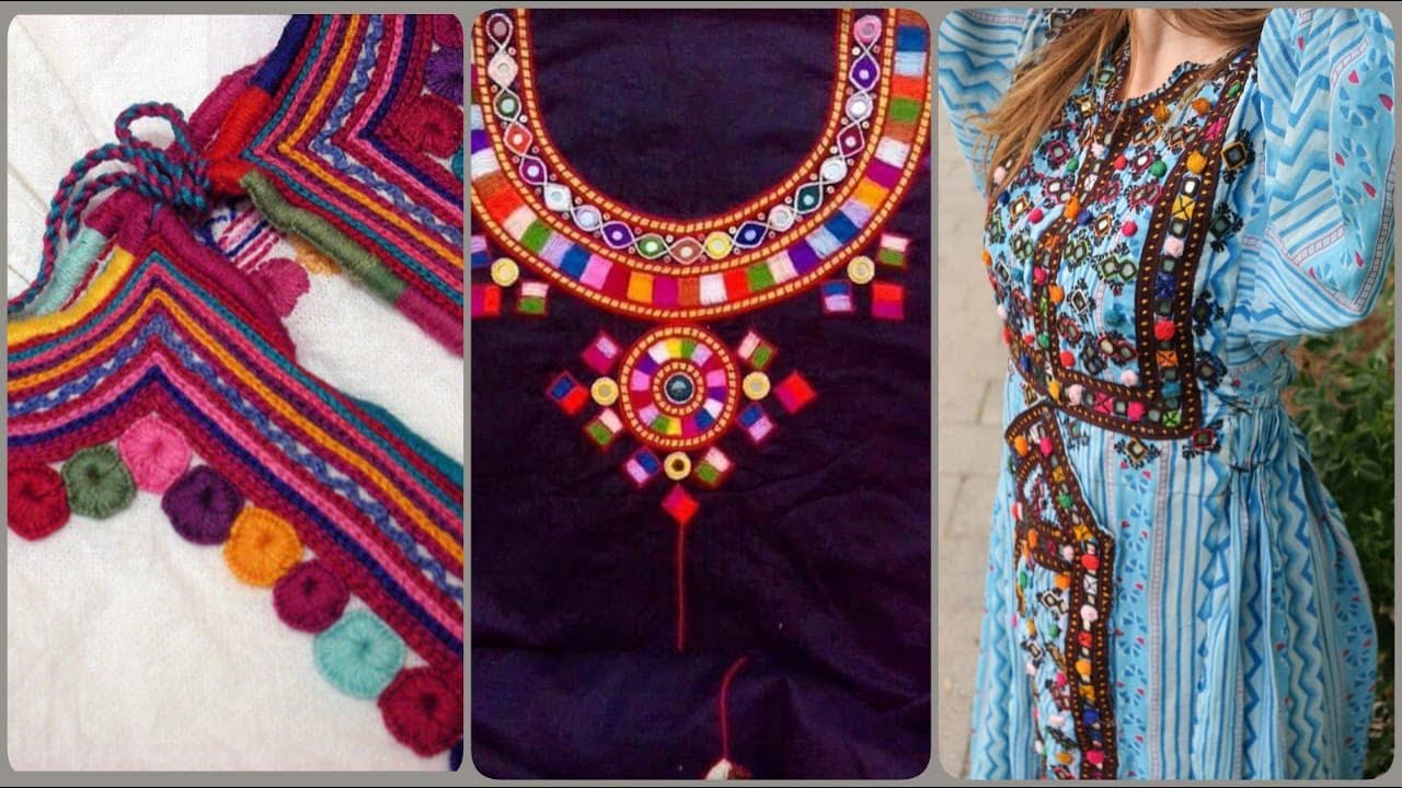 Color Full Embroidery Beautifull Traditional Dresses - YouTube