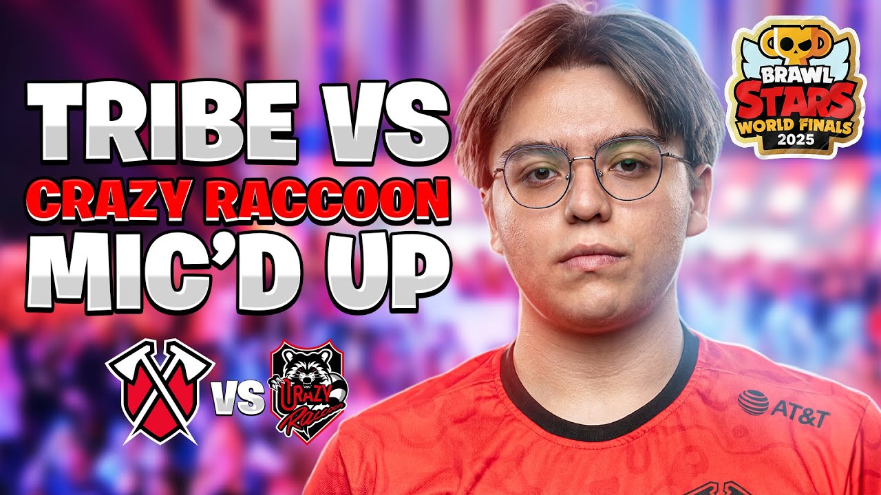 MIC'D UP vs Crazy Raccoon (Brawl Stars World Finals 2025) - YouTube