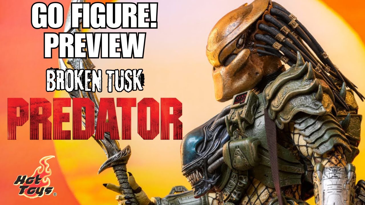 HOT TOYS BROKEN TUSK PREDATOR 1/6 SCALE FIGURE PREVIEW - YouTube