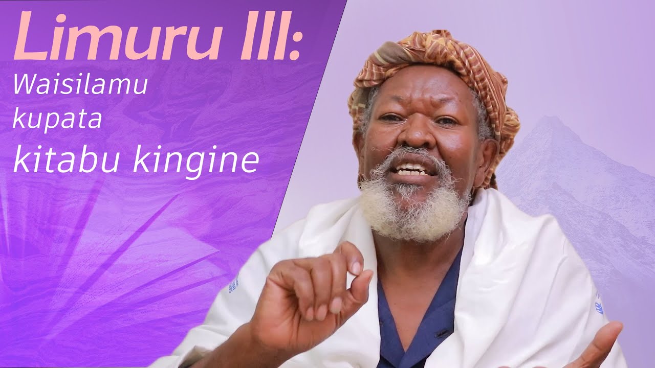 Limuru III: Waisilamu kupata kitabu kingine - YouTube