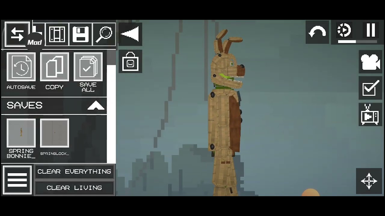 springlock melon playground mod #fnafmovie - YouTube