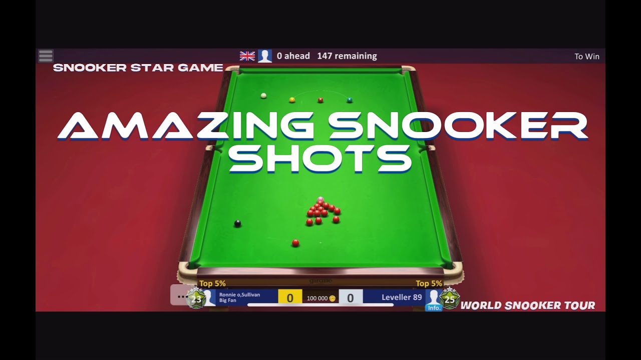Snooker Star Game Best Snooker Shots - YouTube