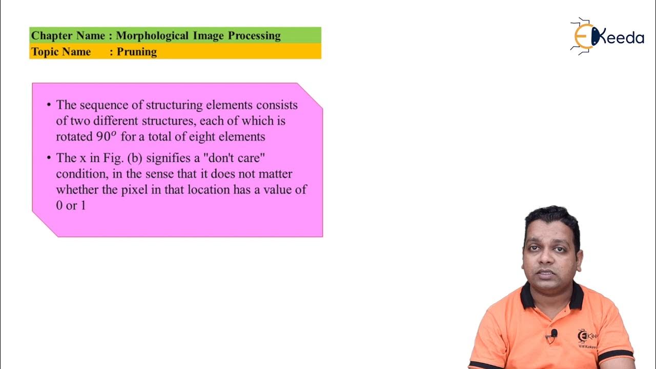 Pruning - Morphological Image Processing - Image Processing - YouTube