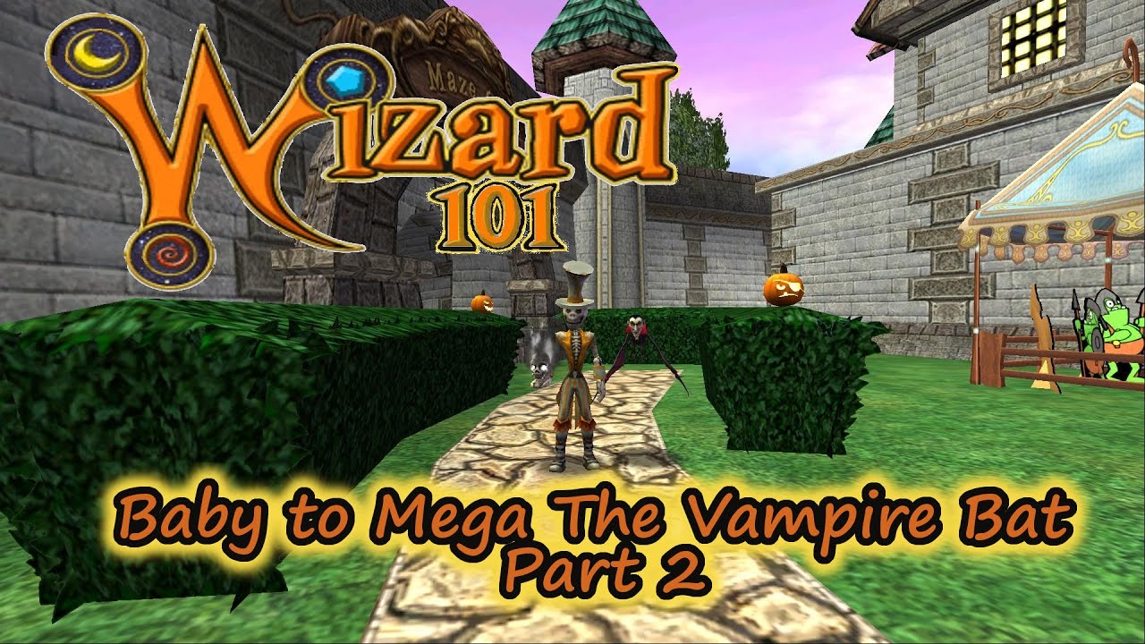 Wizard101 Pet Training Baby to Mega - The Vampire Bat Part 2 - YouTube