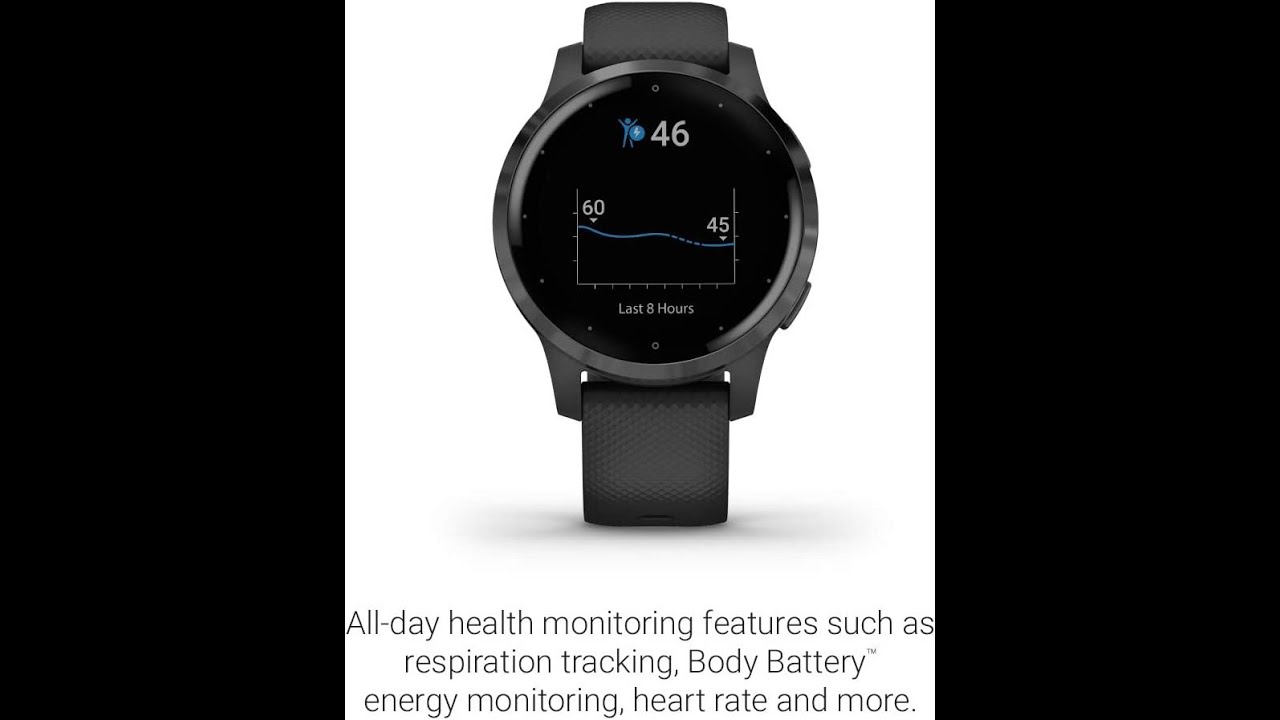 Amazoncom Garmin Vivoactive 4 GPS Smartwatch Features Music Body Energy ...