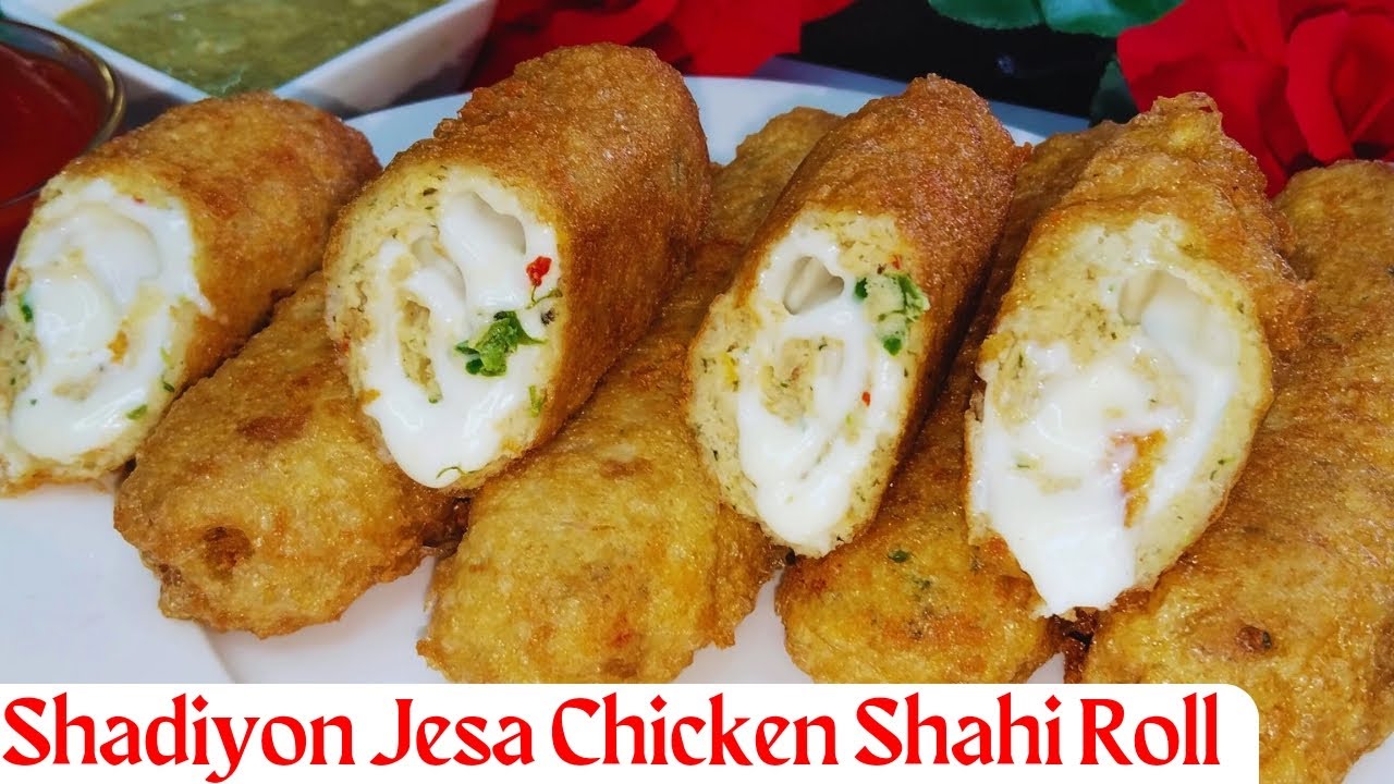 chicken cheese Shahi roll | Shadiyon Jaise Shahi Chicken Roll | चिकन ...