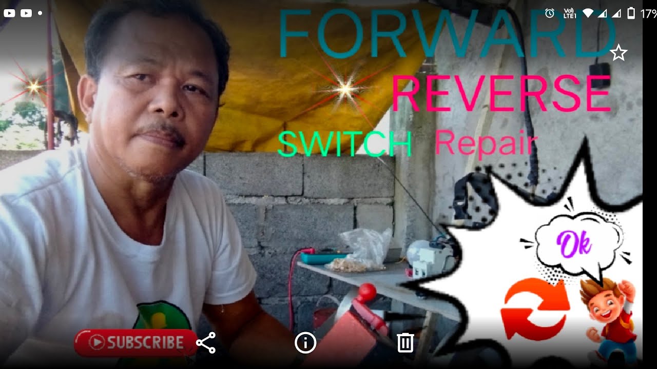 FORWARD REVERSE Switch and Wiring Connection - YouTube