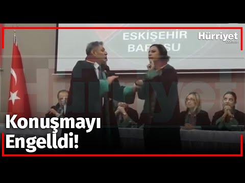 Eskişehir Barosu Başkanı Rıza Öztekin'in El Sıkma Kavgası