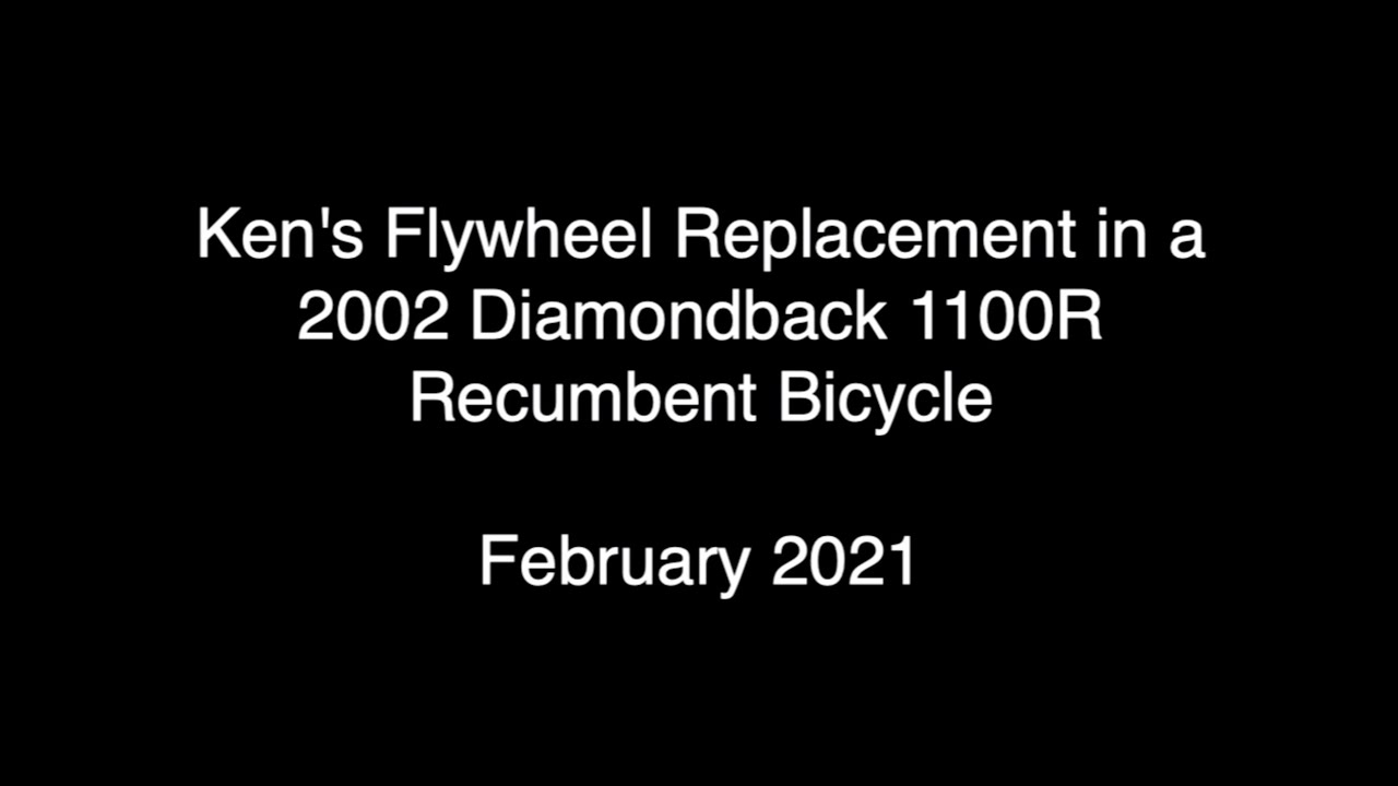 Exercise bike flywheel replacement - 2021-02-03 - YouTube