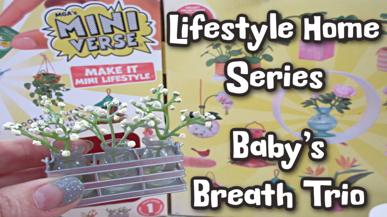 Miniverse Make it Mini Lifestyle Home Series 1 Baby's Breath Trio ...