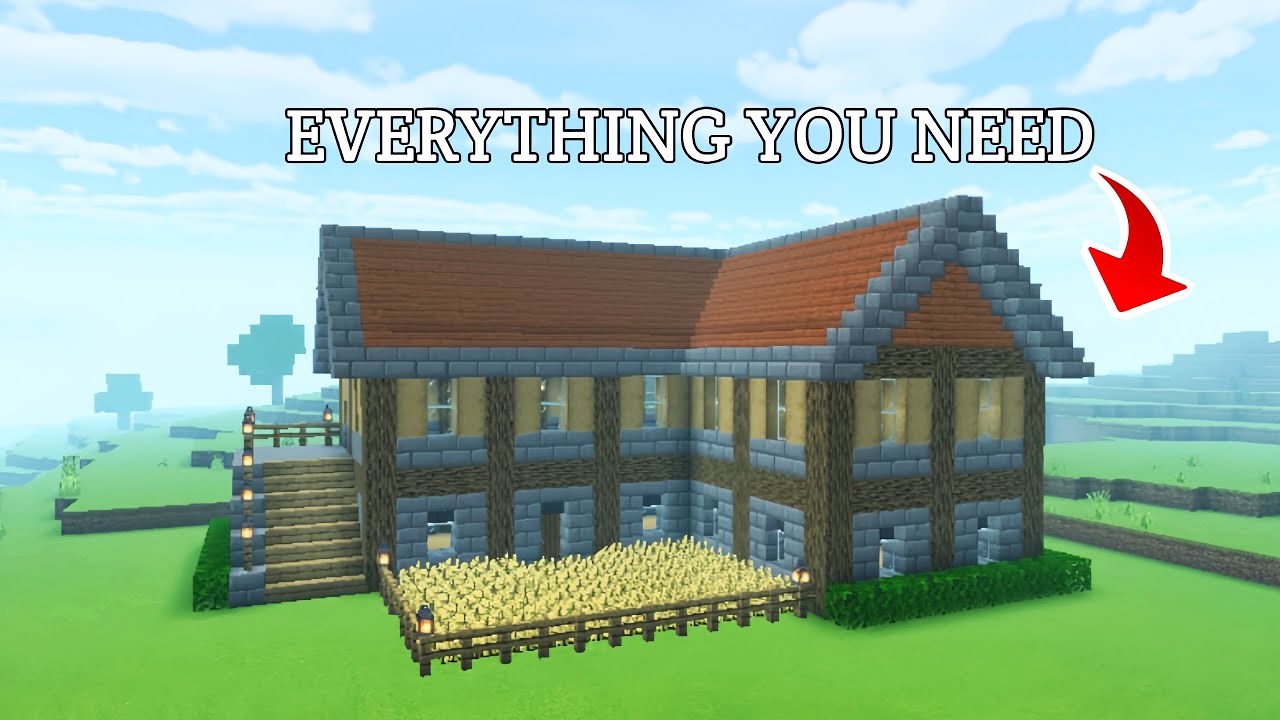 Minecraft: Ultimate Survival House Tutorial - YouTube