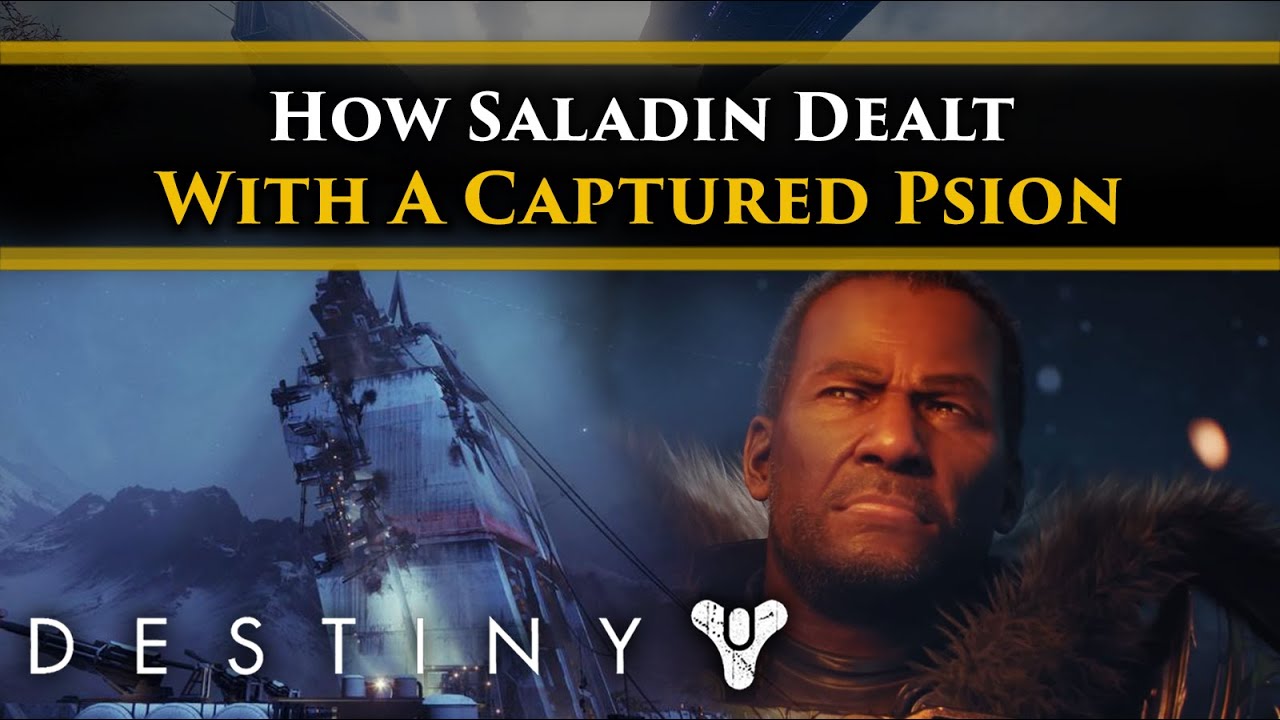 Destiny 2 Lore - Destiny's "This is Sparta" moment, where Saladin threw ...