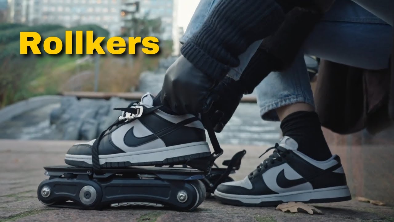 Rollkers Skates Designed to Help You Walk Twice as Fast - YouTube