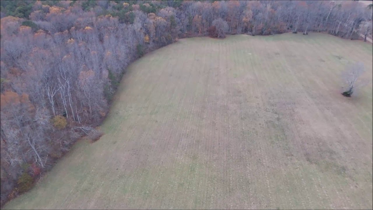Aerial Footage - Yorktown Battlefields - Surrender Field - Southern ...