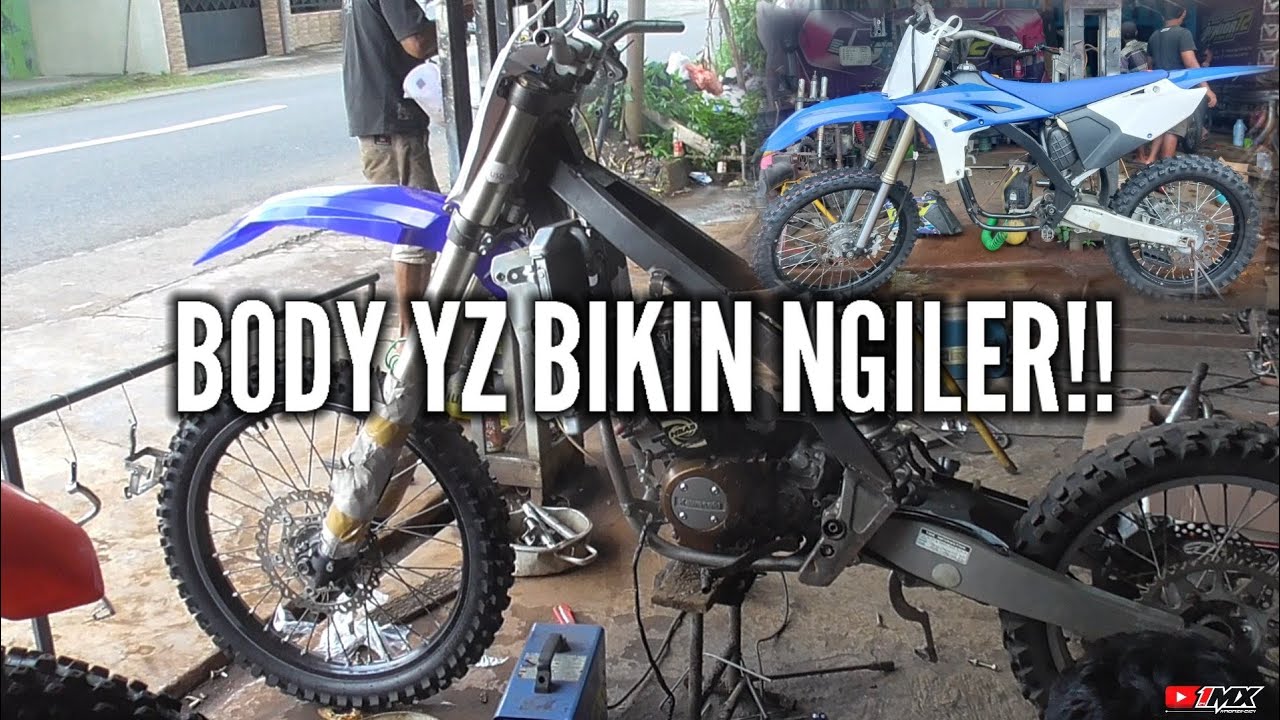 PROSES FRAME BODY SET YZ250!! BIKIN NGILER!!!! - YouTube